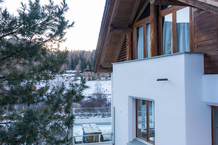 Chalet A Saint Moritz Con Sauna Privata - Pontresina