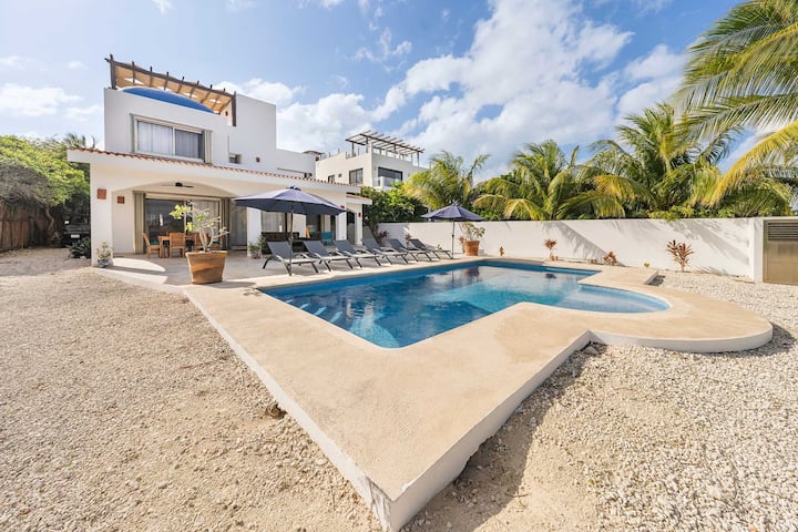 Fisherman's House Private Ocean View Villa On The Island - Isla Mujeres