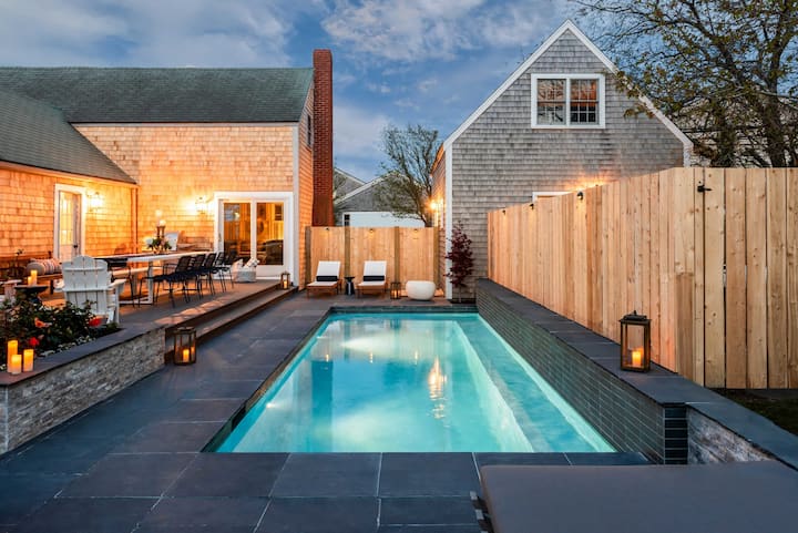 Beautiful Historic Home | Heated Pool & Hot Tub - Nantucket, MA