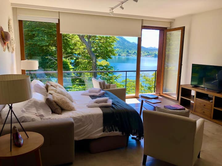 Estudio Pbb-con Increible Vista! En Suites Del Lag - Bariloche