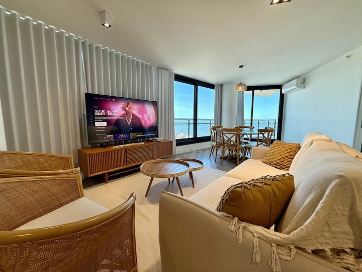 Sea View, 3 Bedrooms, Gym And Pool In Buceo - Montevideo