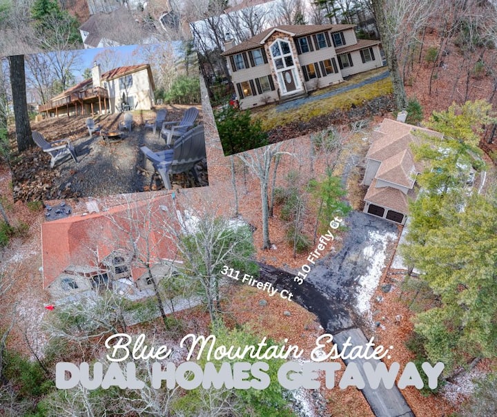 Blue Mountain Estate: Dual Homes Getaway - Tannersville, PA