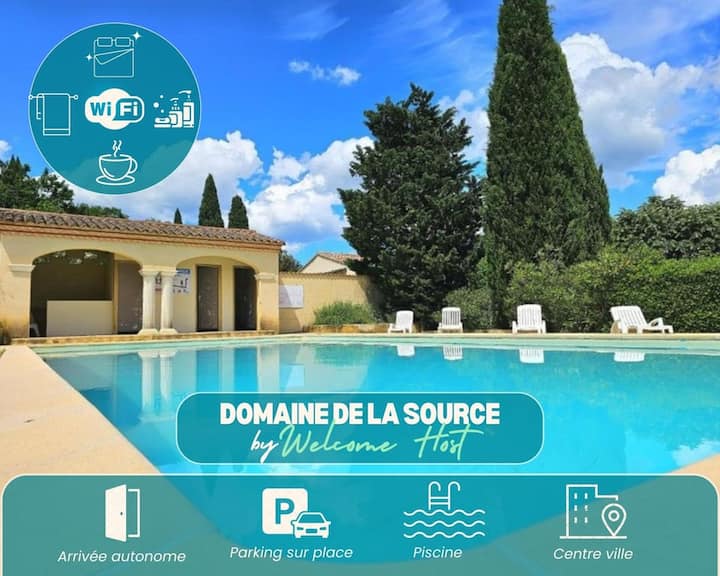 Domaine De La Source, Charme & Piscine à Uzès - Uzès