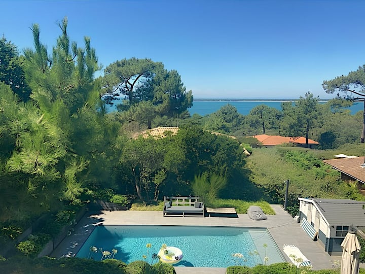 Pyla - Superbe Propriété Vue Bassin - Arcachón