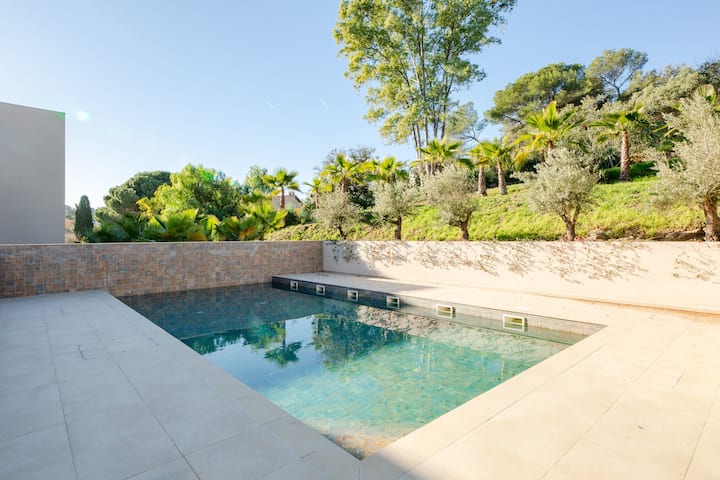 Le Sunny - Appt Climatisé Avec Piscine - Cap Estérel