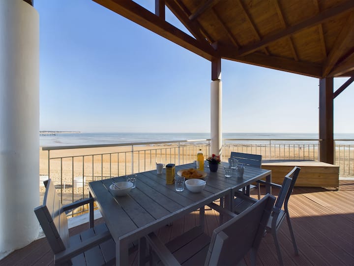 Bord De Plage, Appartement Pour 12, Vue Mer - La Tranche-sur-Mer