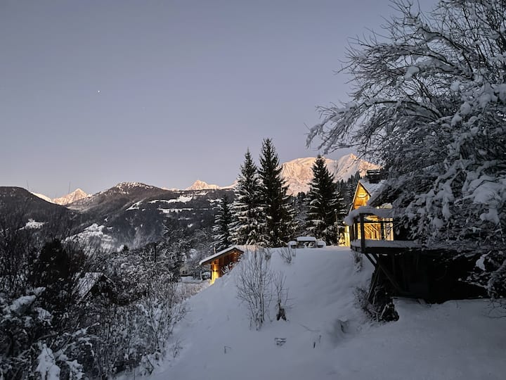 Ferme Des Choseaux - Authentique Et Spacieux - Combloux