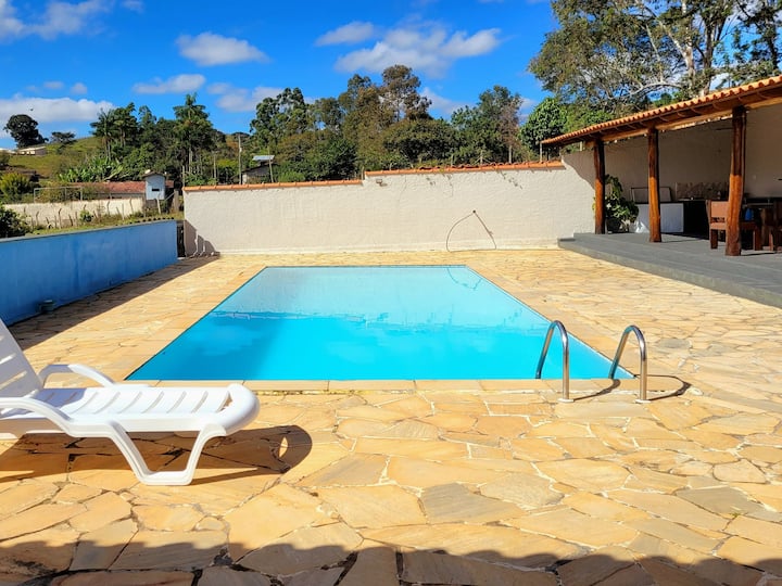 Sítio Top C/ Churrasq., Jogos E Piscina P/ Curtir - Caldas