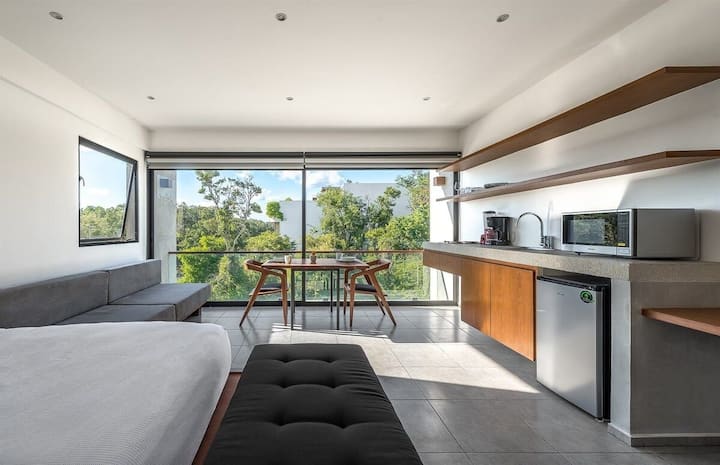 Luminous Loft | Rooftop Pool & Gym - Tulum