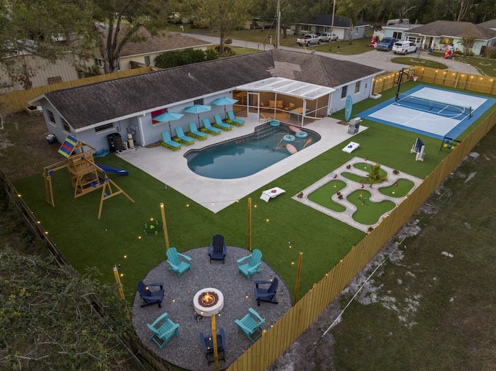 Clearwater Pickleball+heated Pool+minigolf Oasis - Safety Harbor