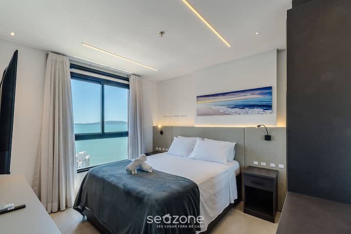 Sea View Apt W/ Bbq 280m Beach Mhf1908 - Itapema