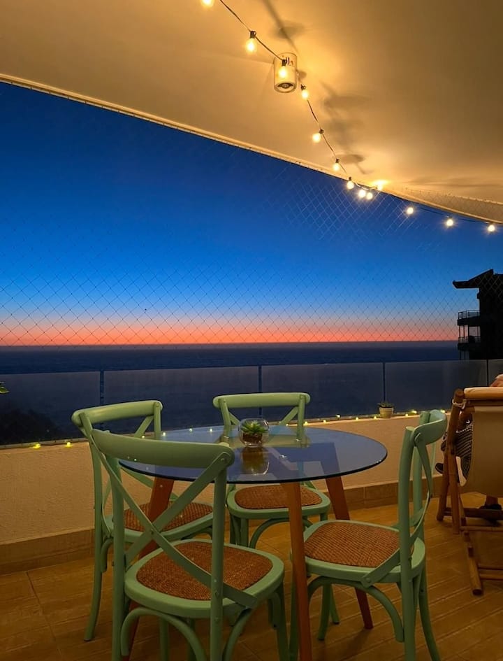 Warm And Inviting Apartment In Costa De Montemar - Concón