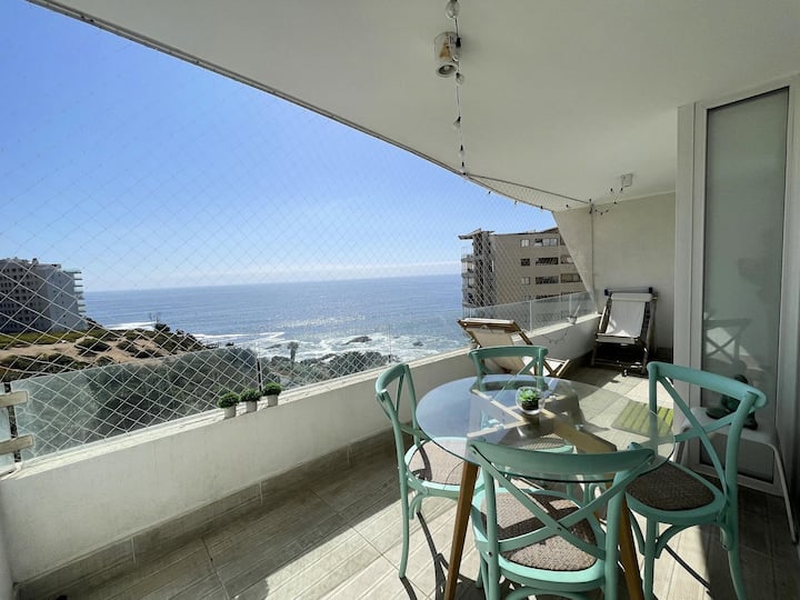 Cálido Y Acogedor Depto. En Costa De Montemar - Concón