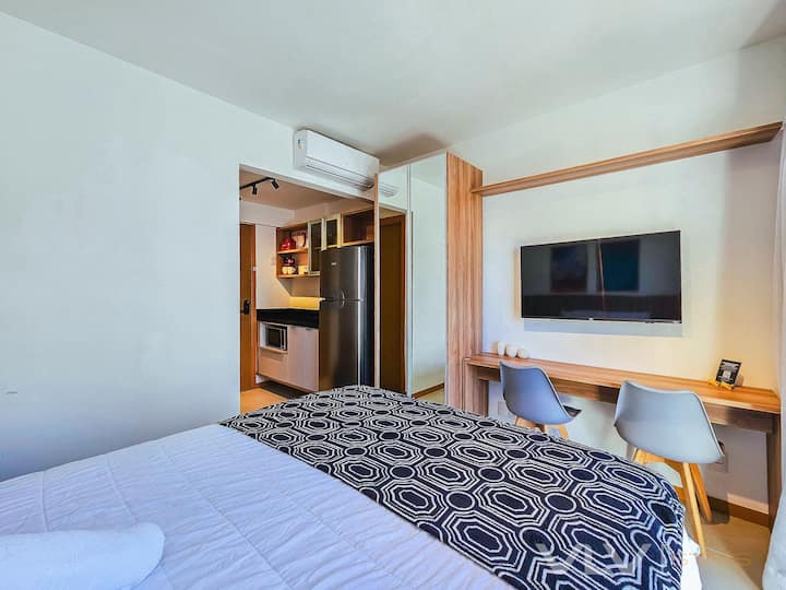 Pp1306 Studio Loft Refugio Do Mar - Porto Da Barra - Barra
