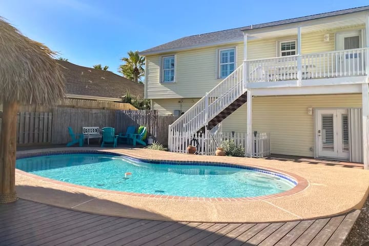 Privatepool Beachouse+fits 12+petsok+game Room - Port Aransas, TX