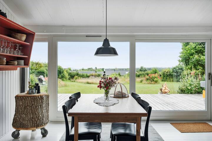 Outdoor Life In Holiday Home At Dråby Strand - Ebeltoft