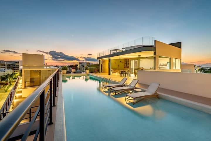 Luxury 2bd 2ba Ocean View 200m From Beach - Playa del Carmen