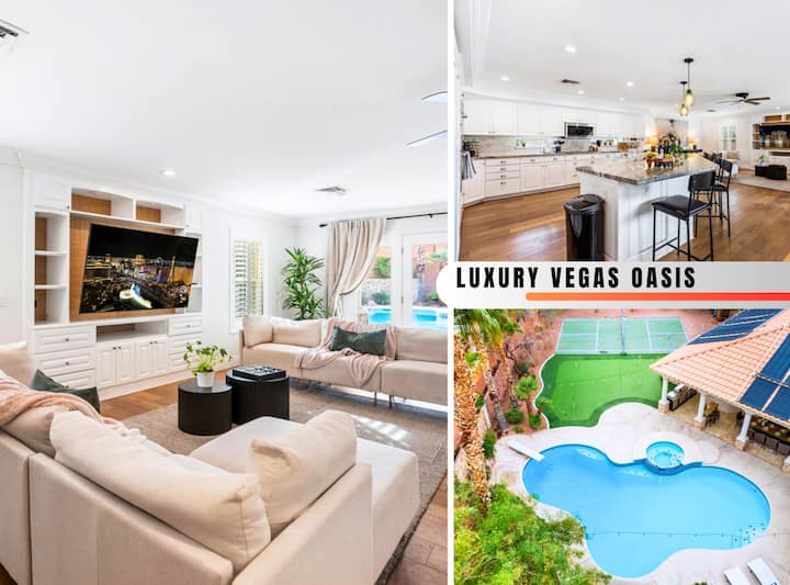 Iconic Luxe Villa – Heated Pool, Spa & Pickleball - Las Vegas, NV
