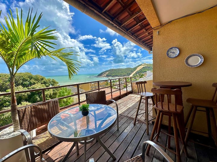 Careca’s Beach Flat 302 - Deck E Vista Mar - Natal