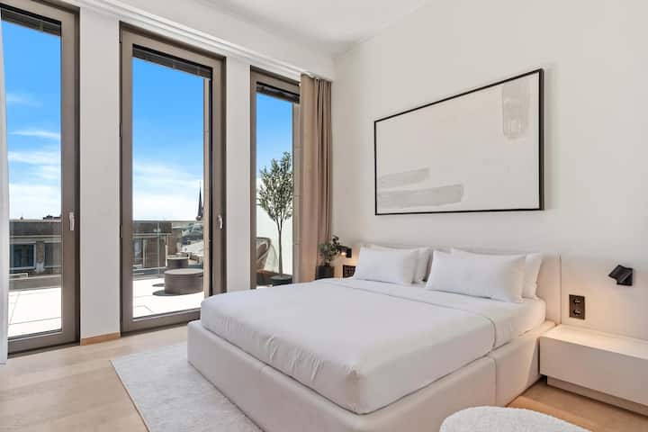 Zenit Royal - Penthouse Apt City Views & Concierge - Luxembourg City