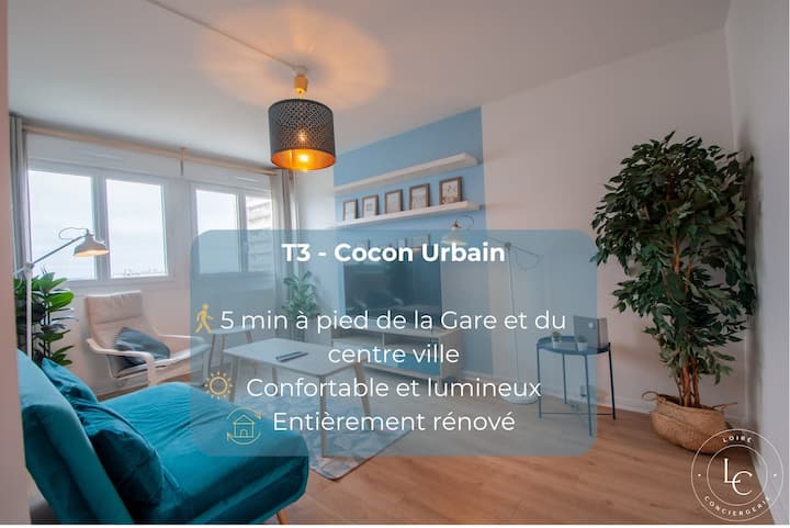 Cocon Urbain Entièrement Rénové - 2 Chambres -70m2 - Orléans