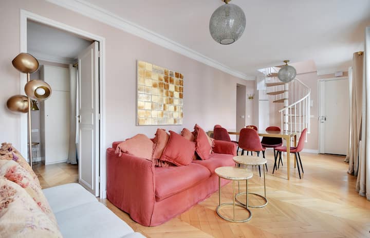 Un Splendide 4-ch/4sdb Duplex Ac Terrasse à Opéra - Paris