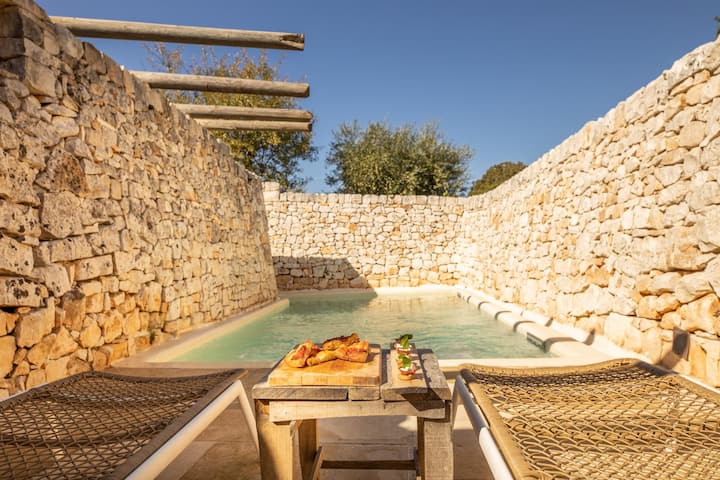 Magical Stone Trullo With Private Swimming Pool - Martina Franca