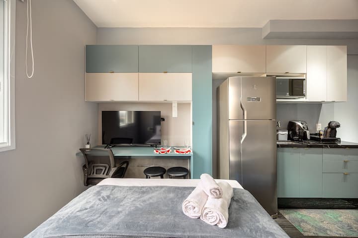 Lindo Estúdio Em São Caetano  Ap610 - Santo André