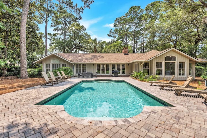 7 Red Maple Rd @ Sea Pines | Pool | Golf Views - Hilton Head Island, SC