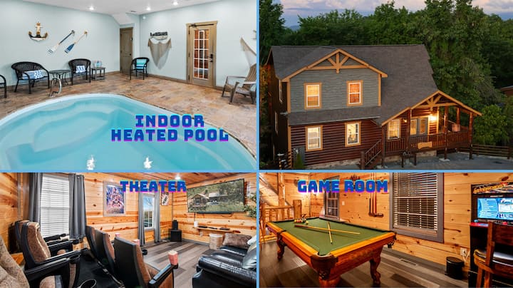 Indoor Heated Pool Near Dollywood Theater Hot Tub - Pigeon Forge, TN