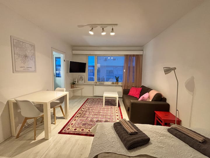 Nice Studio Next To Railway Station + Balcony - Lahti