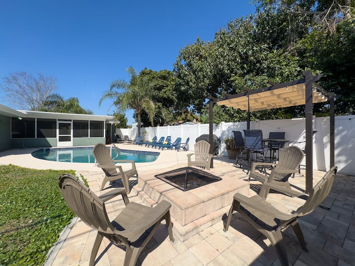 Pool | Fire Pit | Fenced-yard | 5mi To Beach - Clearwater, FL
