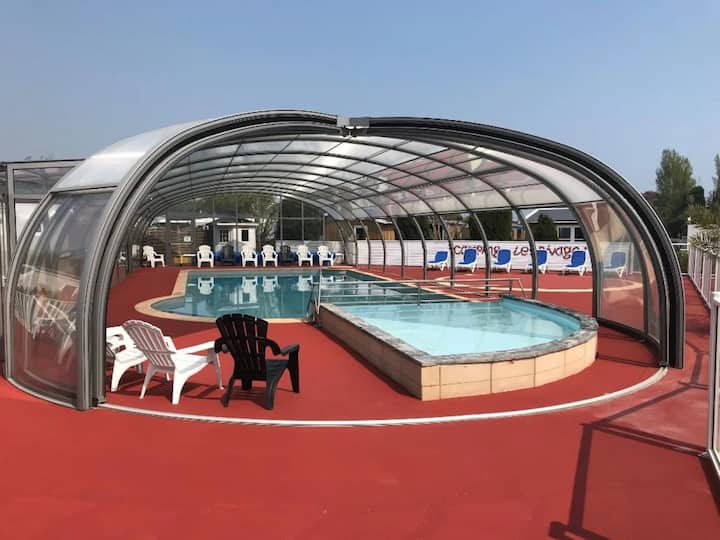 Zecamping 4* Mobil Home 32m² 500m Plage - Saint-Vaast-la-Hougue