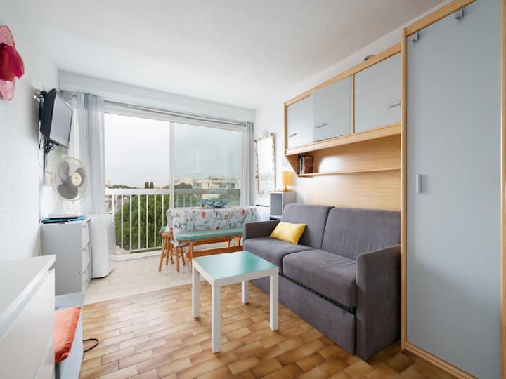 Studio Lumineux, 4pers, Balcon, Proche De La Mer - Port Camargue