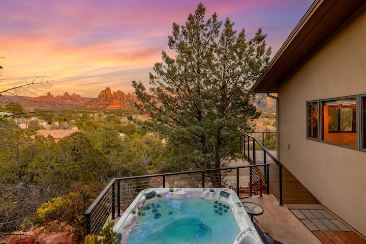 Oak Ridge @ Palisades | Wow Views | Spa & Fire Pit - Sedona, AZ