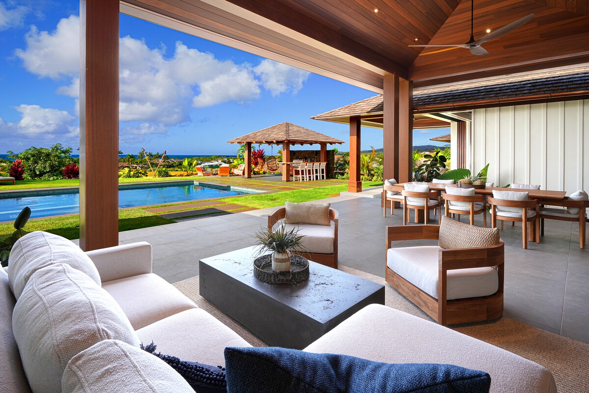 Hale Ka Pua Ola à Kukui'ula : luxe privé avec - Maisons à louer à Koloa ...
