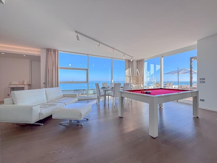 [Luxury Seafront Penthouse] Beach + Car Parking - Civitanova Marche