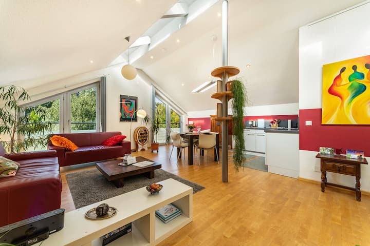 Atelierwohnung Lichtdurchflutet 70q - Passau