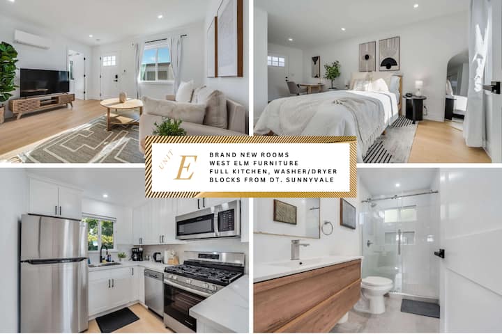 Brand New Apt. W/ Parking Blocks From Downtown- E - Castle Lake, Sunnyvale