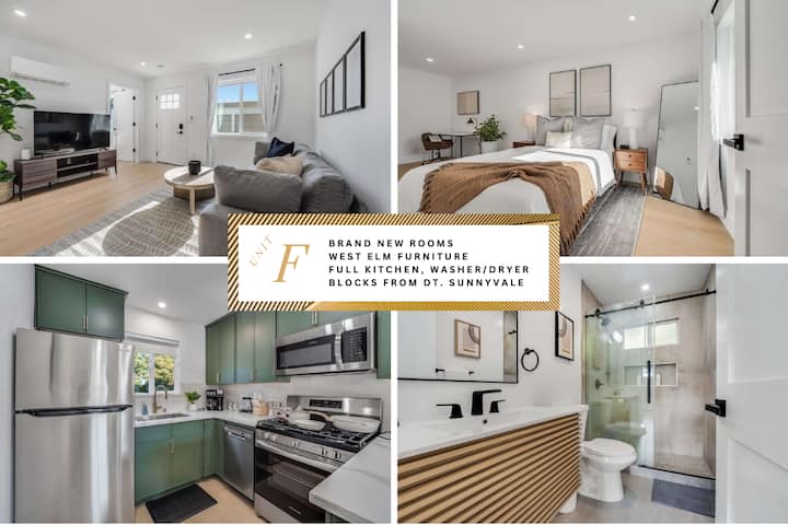 Brand New Apt. W/ Parking Blocks From Downtown- F - Mountain View, CA