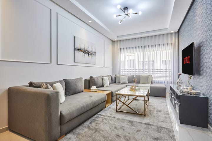 Urban Oasis: Contemporary 2 Bed Flat In Casa’s Hub - Casablanca