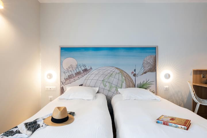 Hôtel Jules Verne Biarritz - Classic Twin Room - Biarritz