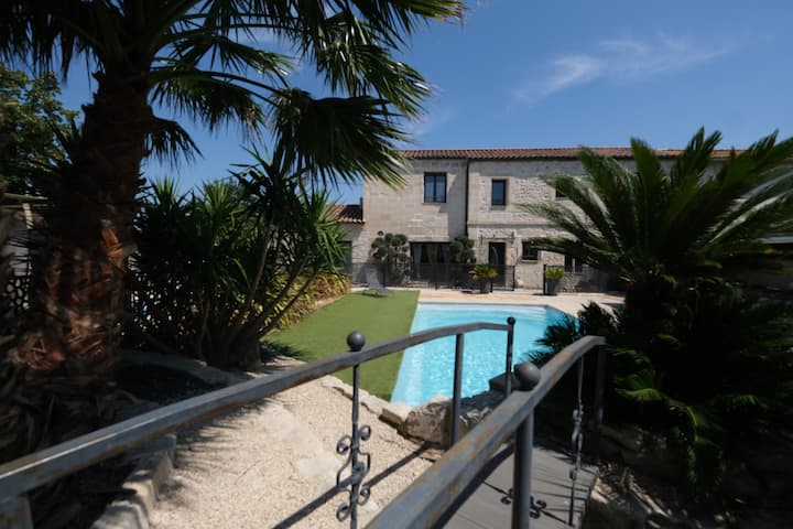 Location Mas Avec Piscine Beaucaire Ls3-450 - Beaucaire