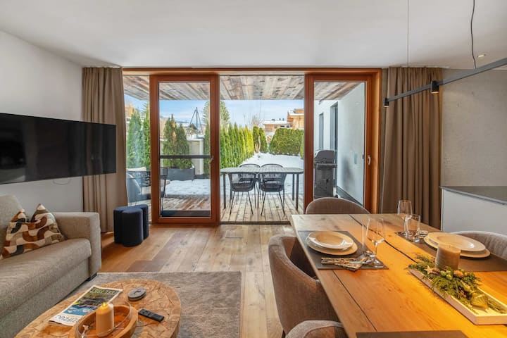 Modern Garden Apartment With Sauna Near Ski Lift - Brixen im Thale