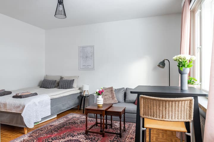 Compact Studio With Free Private Parking - ラフティ