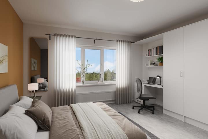 Cozy Studio | Comfort & Work - Luleå