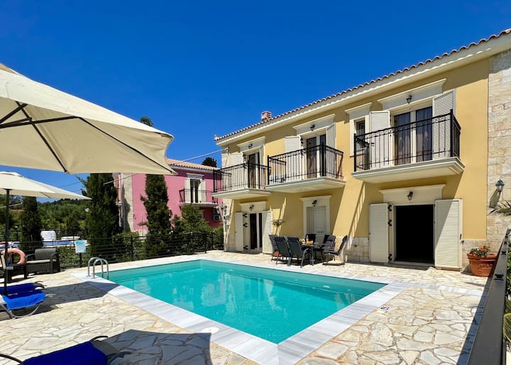 3 Bedroom Villa, Private Pool, Sea Views, Kefaloni - Fiskardo