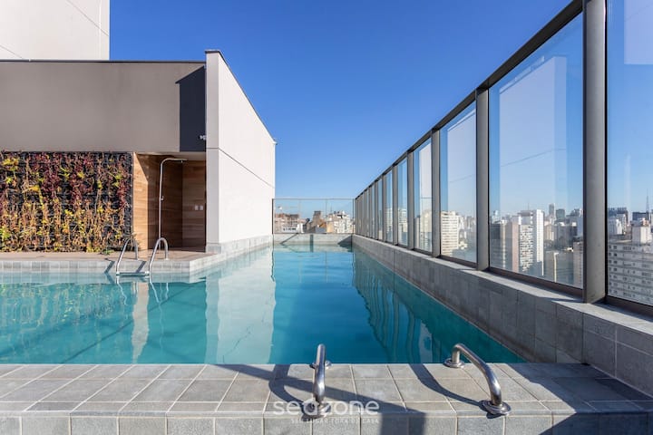 Studio In Condo With Pool In República Thk1902 - São Paulo