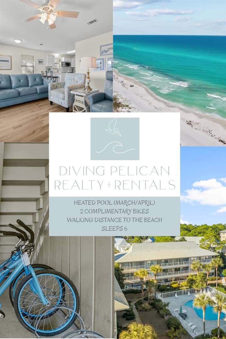 2 Bikes! Location!walk To Beach & Bike To Seaside! - Seaside, FL