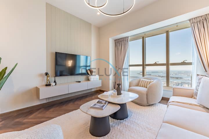 Serene 2br W/ Iconic Palm Jumeirah Views - Dubai